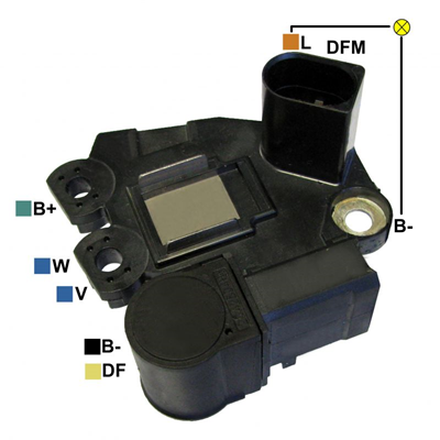 REGULADOR VW VOLKSWAGEN AMAROK FOX GOLF GOL 1.0 1.16 12 2 L-DFM TIPO ...